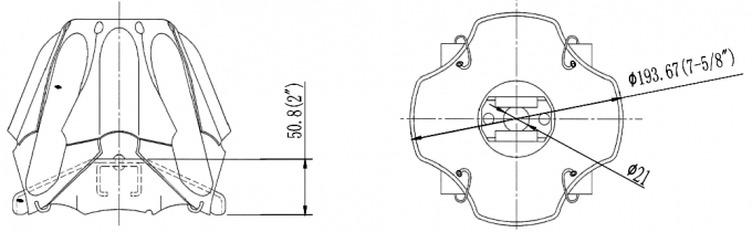 Eight Way Expanding DLW Bust Anchor , Expanding Wall Anchors