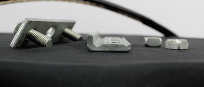 SSC 8KN 6.35mm Straight 3 Bolt Suspension Clamp