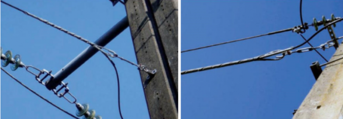 PDE FTTH Nylon Helical Cable Clamp Standard PLP Armor Rods