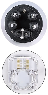 IP68 FTTH 24 Cores Fosc Fiber Optic Splice Closure